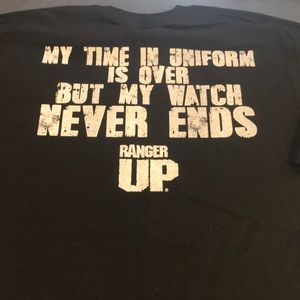 Ranger Up | Shirts | Mens Black Ranger Up T Shirt | Poshmark